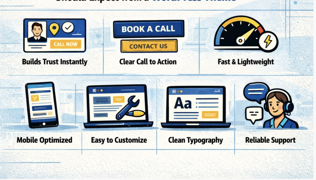 Best WordPress themes for local services and consultants